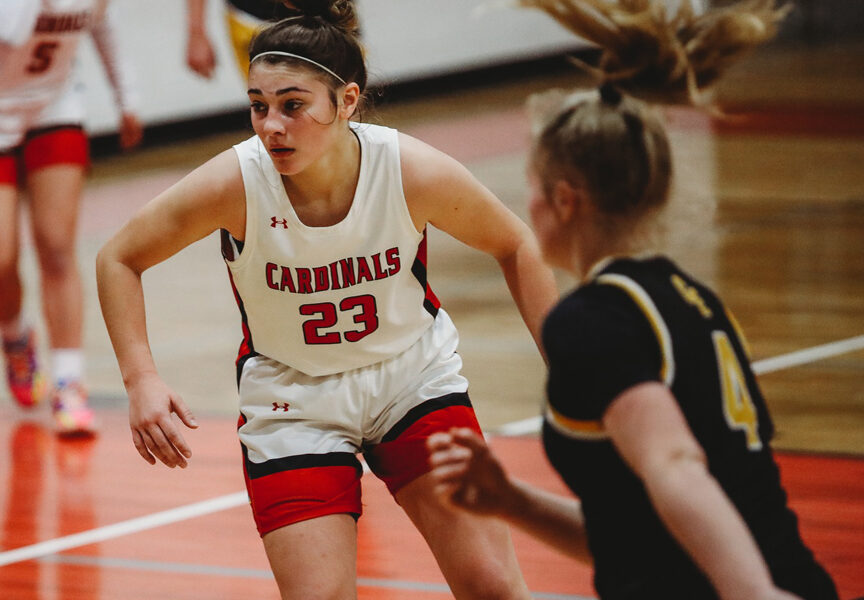 Cardinal Girls Fend off Colman-Egan - Dell Rapids St Mary Cardinals