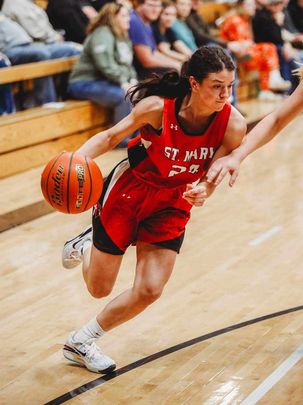 Cardinal Girls Lose First Tough First Game - Dell Rapids St Mary Cardinals