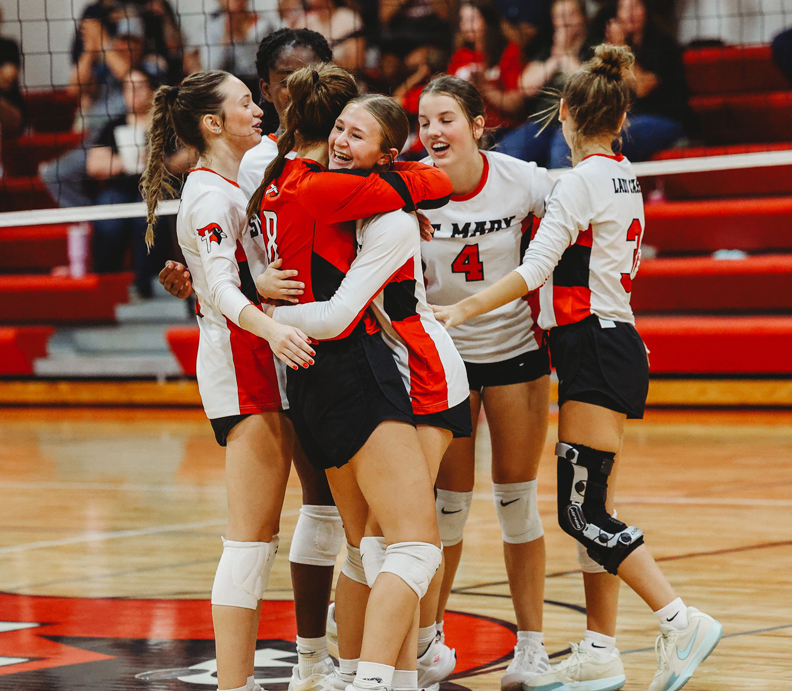 Cardinal Volleyball Improves to 3-0 - Dell Rapids St Mary Cardinals