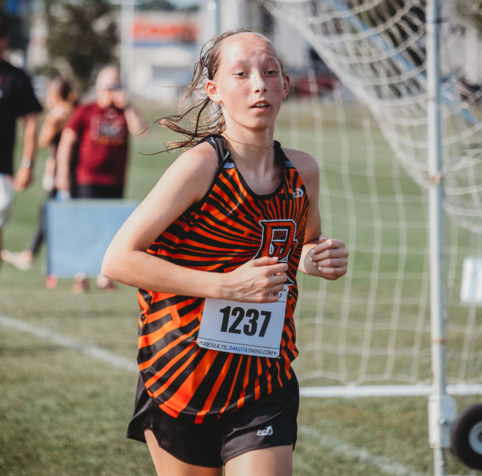 Fletcher Finishes Second, Girls Team 9th at Charger Cross Country Invite - Dell Rapids Quarriers