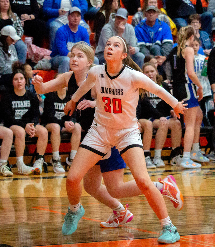Titans Pull Away from Quarrier Girls for Win - Dell Rapids Quarriers