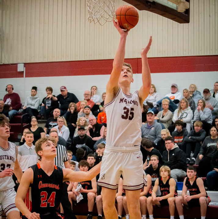 Tri-Valley Boys Fall to Tough Quarrier Team - Tri-Valley Mustangs